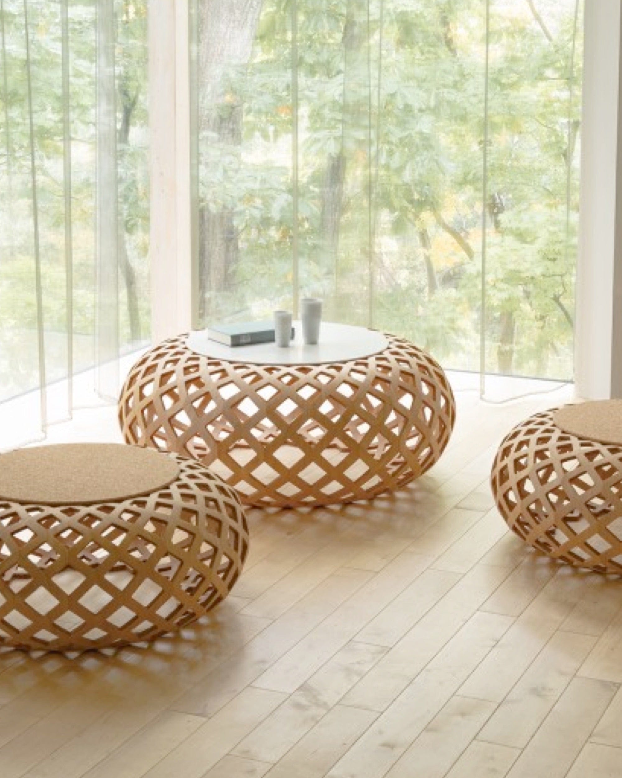 CondeHouse KINA Ottoman | Japandi Supply House