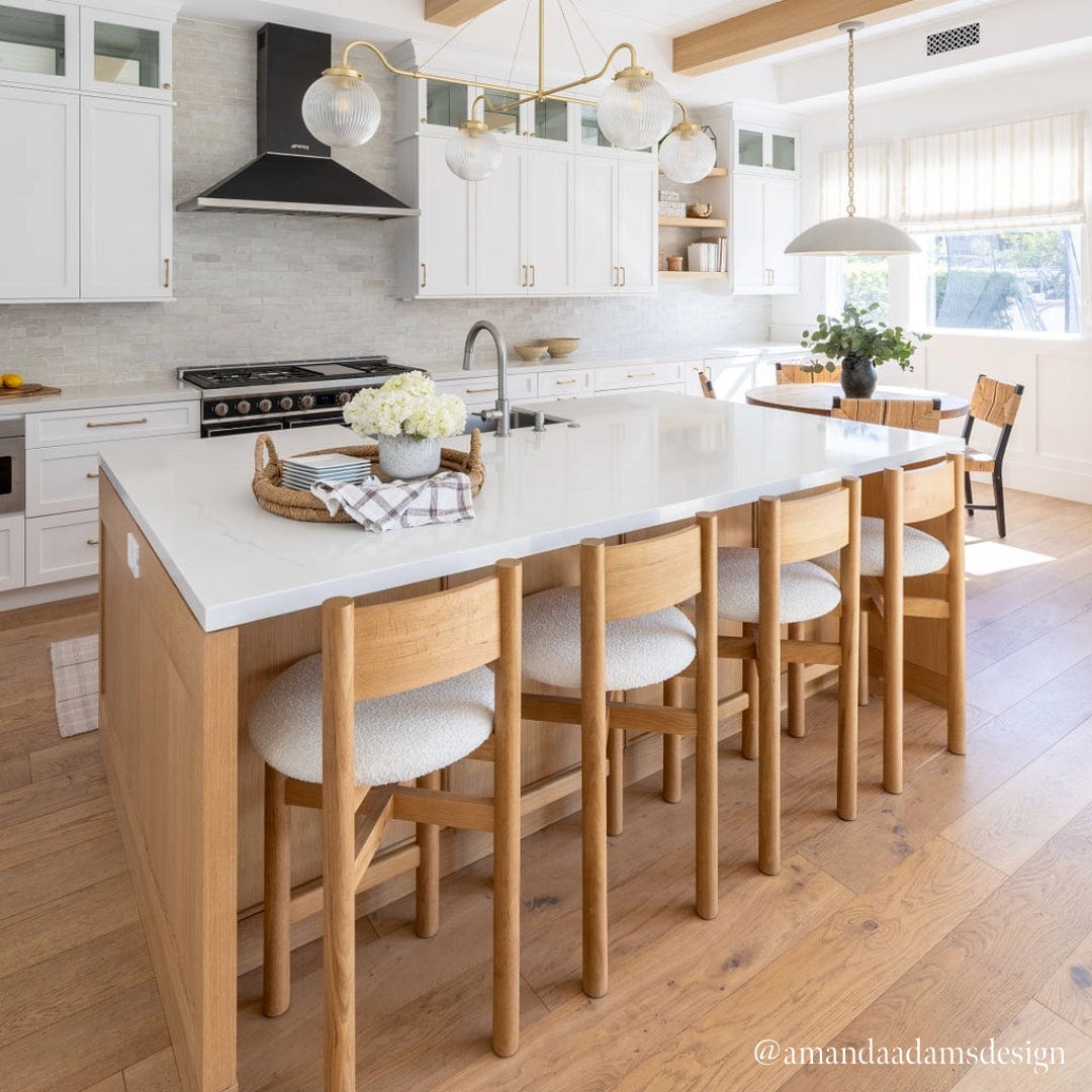 Teddy Counter Stool - White Oak | Japandi Supply House