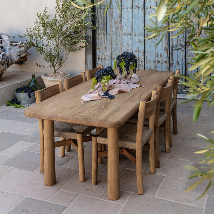 Topa Topa Rectangular Dining Table - Natural – Japandi Supply House