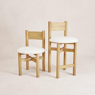 Teddy Counter Stool - White Oak | Japandi Supply House