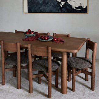 Topa Topa Dining Table - Mocha | Japandi Supply House